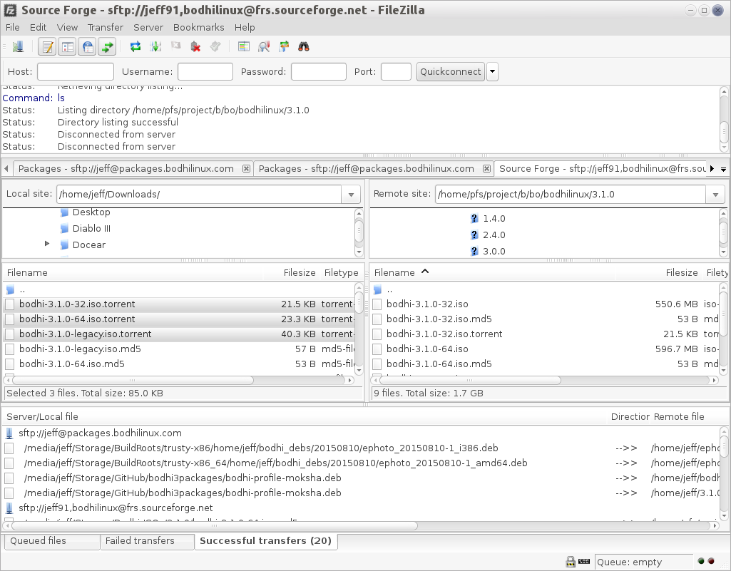 Filezilla Bodhi Linux Filezilla Bodhi Linux