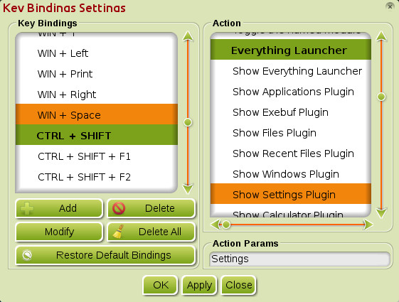 Enlightenment Settings: a dialog box roadmap | Bodhi Linux