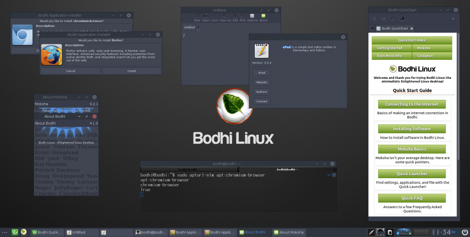 Bodhi Linux 4.1.0 Released - Bodhi Linux